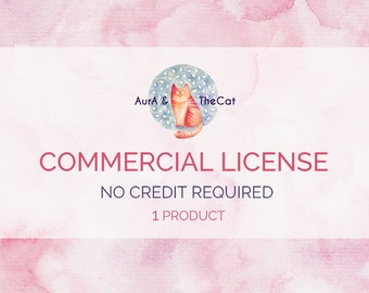 Limited Commercial License NO Credit required / Single product