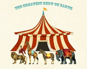Vintage circus signs | Etsy