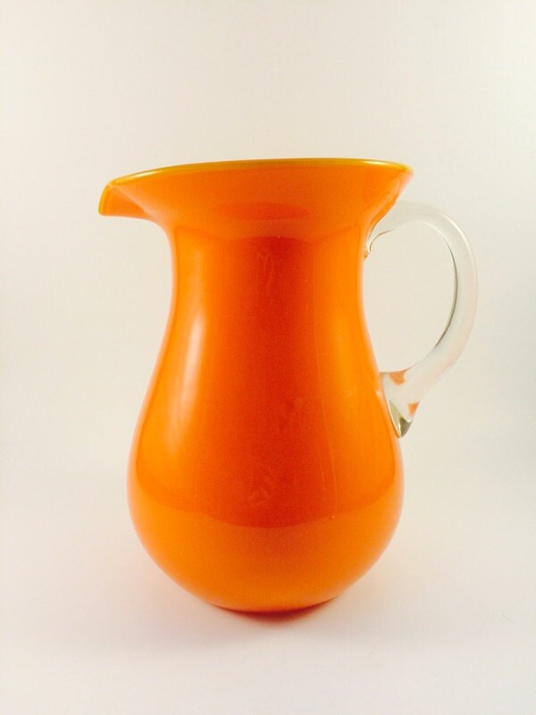 Retro Orange Pitcher – Haute Juice