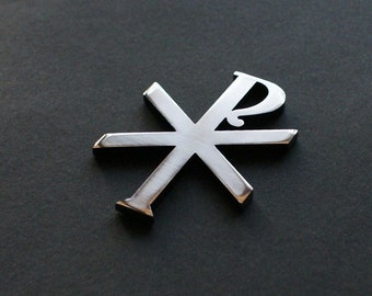 Chi rho cross | Etsy
