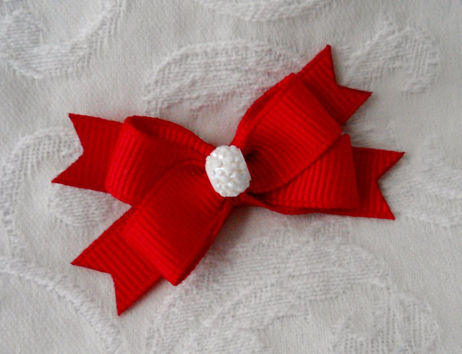 Tiny Red Boutique Dog Bow
