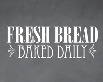 Fresh bread sign | Etsy
