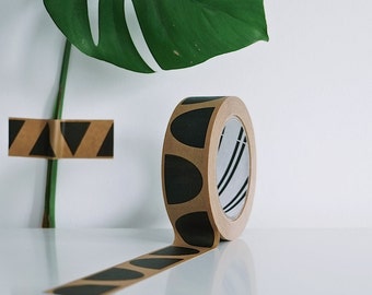 Items similar to Paper parcel tape. Brown Tape Silicone Free Paper ...