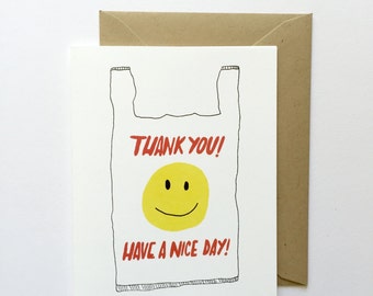 Smiley face card | Etsy