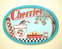 Popular items for cherries sign on Etsy