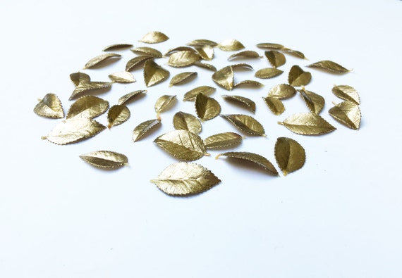 Gold Leaf Confetti Wedding Table Decoration Gold Leaf