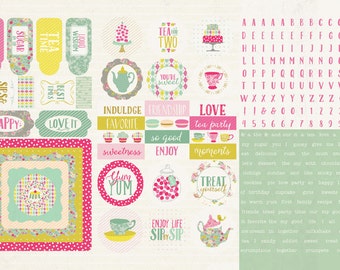 Authentique Paper Collection Nestled 12x12 Sticker by DieCutCrafts