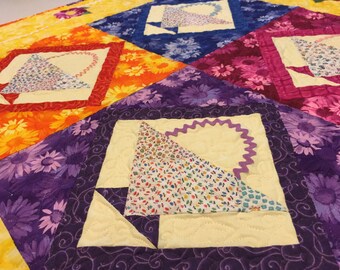 Flower basket quilt | Etsy