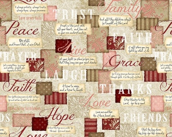 Inspirational fabric | Etsy