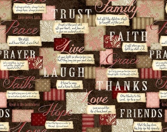 Inspirational fabric | Etsy