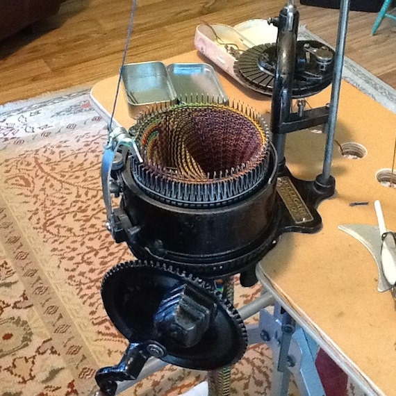 Wool Socks Knit on Antique Knitting Machines by MNCustomWoolens