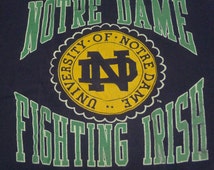 Unique notre dame logo related items | Etsy