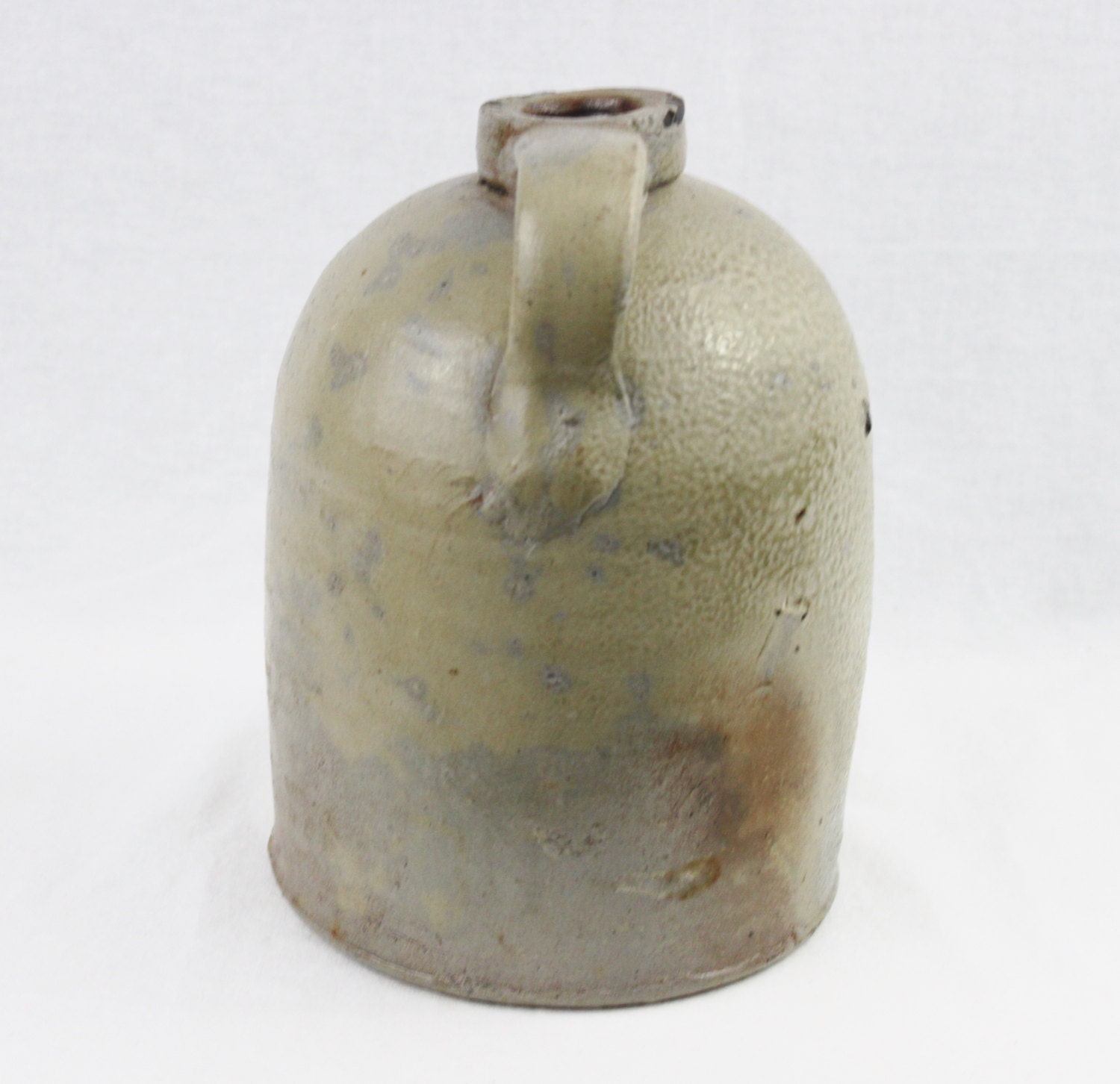 Antique Stoneware Half Gallon Crock Jug