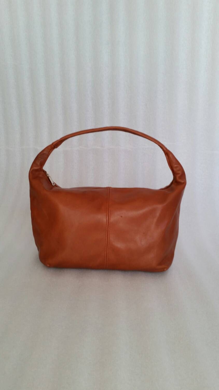 Rustic leather hobo purse unique bag casual everyday by Fgalaze