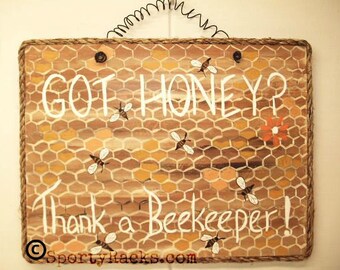 Beekeeper signs | Etsy