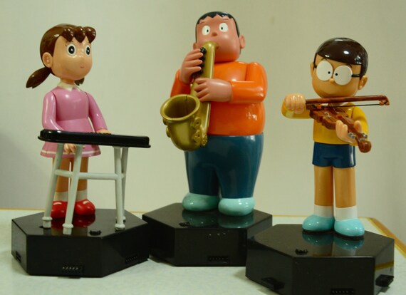Rare and Collectible Doraemon ドラえもん Musical Band by CollectingLife