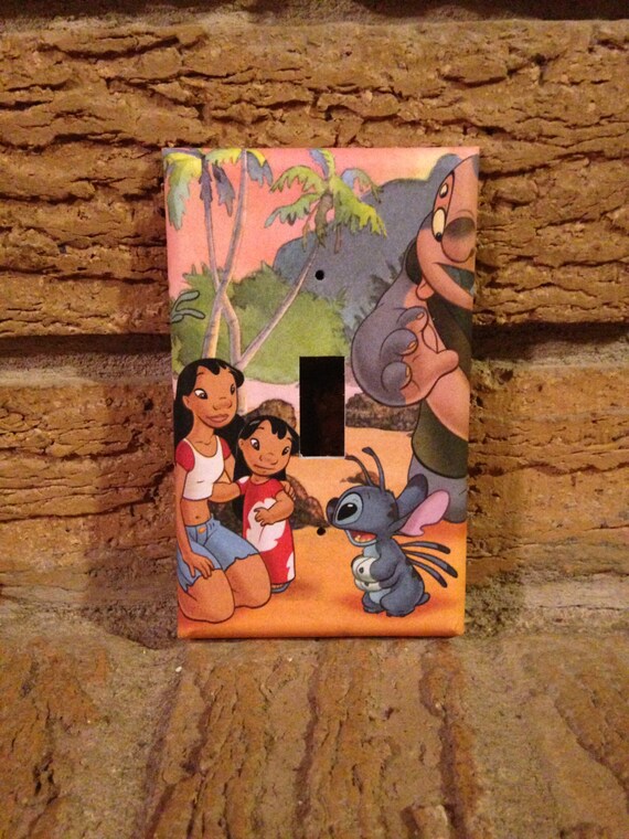 Lilo and Stitch Light Switch Cover Lilo and by Hippiemysticstudio