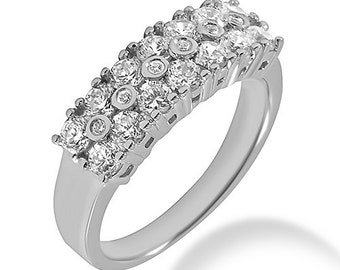 0.20ct Vintage Antique Style Diamond Wedding Band by JewelryPoint