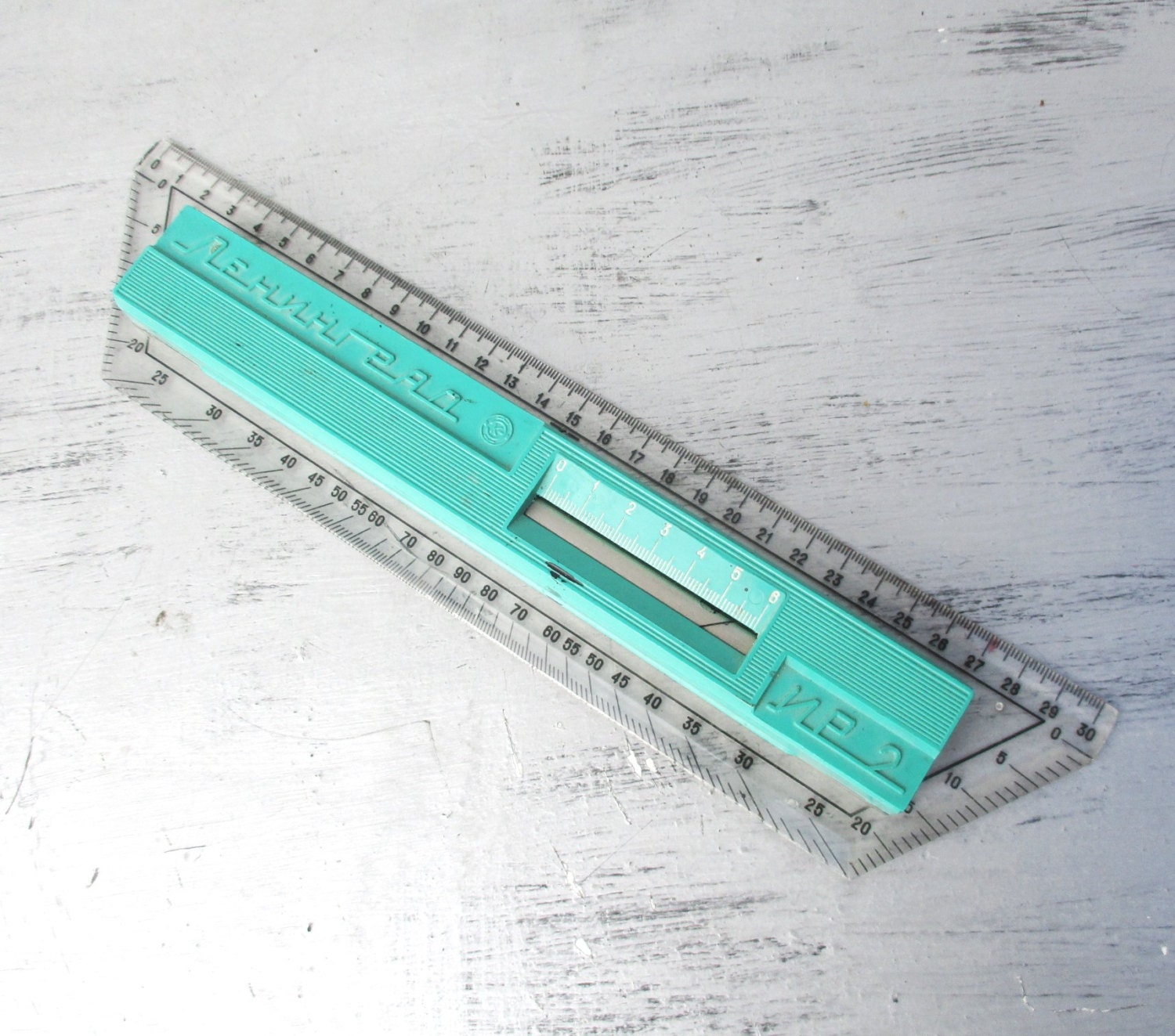 Russian Rolling Ruler ‘Leningrad’ Soviet USSR Parallel Drawing Glider ...