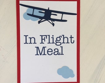 In flight snack sign | Etsy