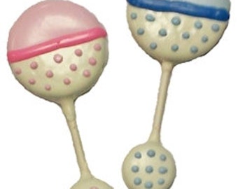 Baby rattle cookies | Etsy