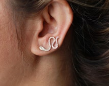 Popular items for snake ear cuff on Etsy