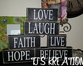 Live laugh love hope | Etsy