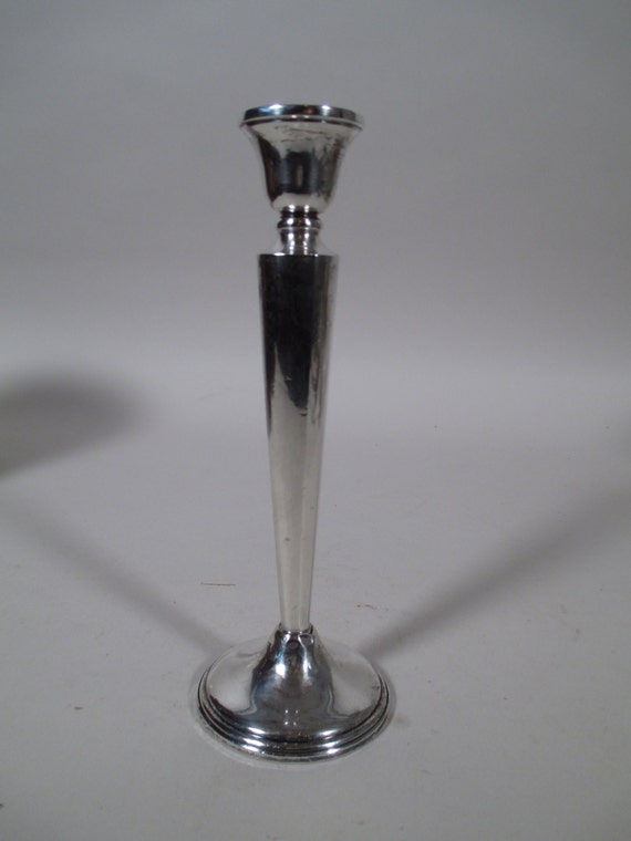 Vintage El Sil Co Elgin Sterling Silver Candle Stick Holder