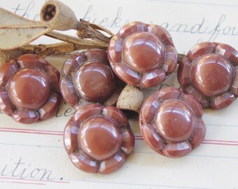 Flower shape buttons | Etsy