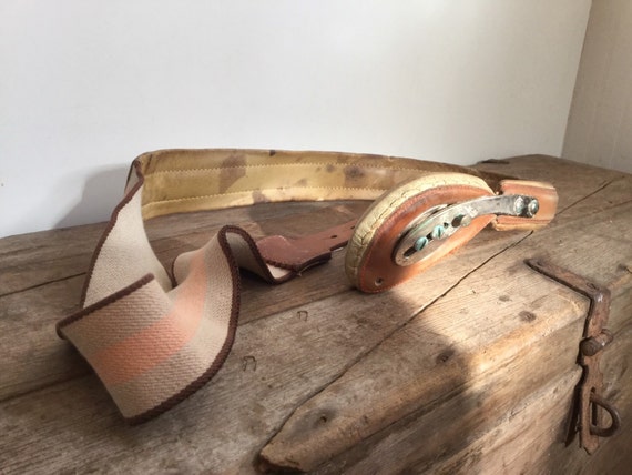 Vintage Medical Device Hernia Belt Truss Horn