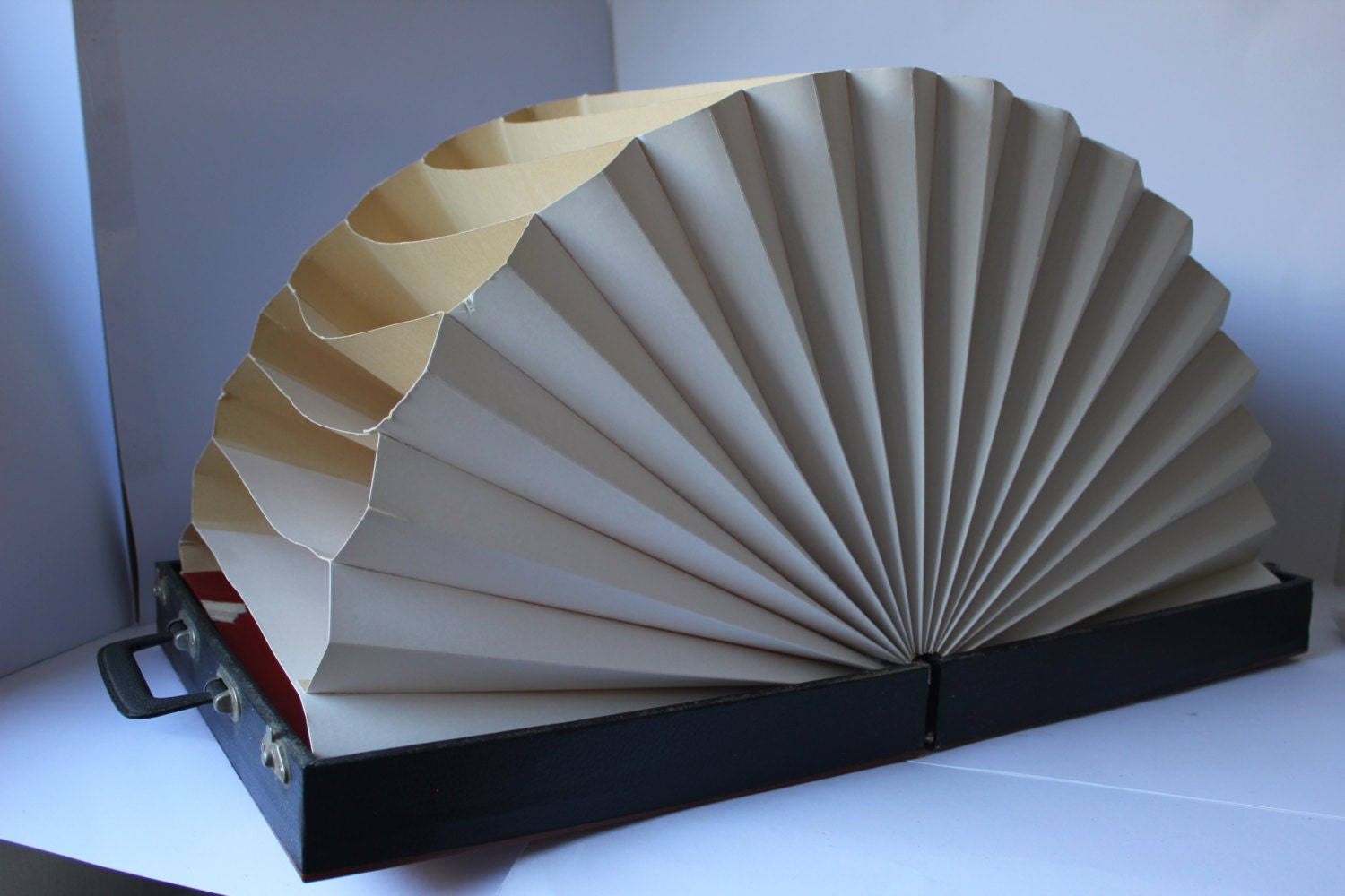 Vintage Record Case with Harmonica Fold Out 1960s Cheney England for ...