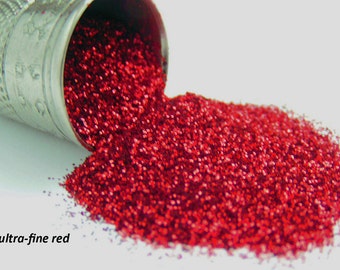 Ruby red glitter | Etsy
