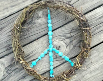 Peace wall hanging | Etsy