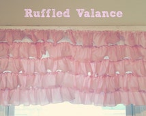 Unique ruffle valance related items | Etsy
