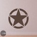 Army Military Star Symbol Vinyl Decal Sticker