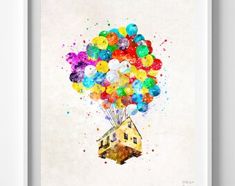 Unique flying up house related items | Etsy