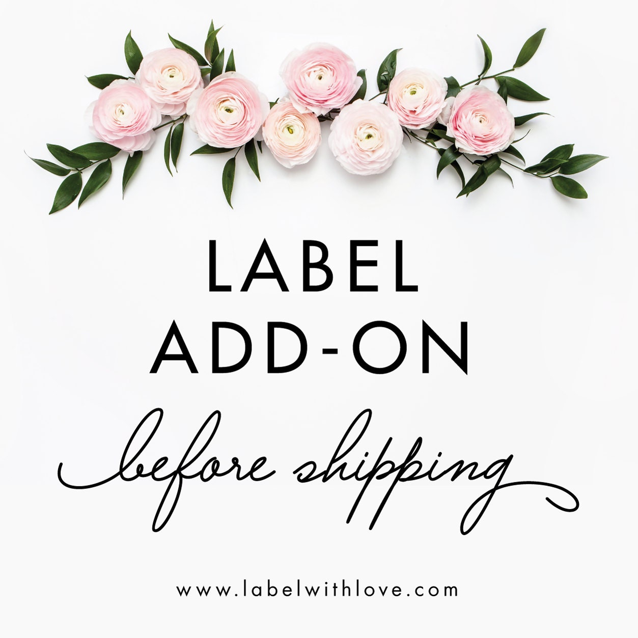 Add An Additional Label Prior to Shipping Reserved For