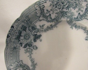 Green transferware | Etsy