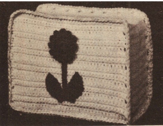 Crochet TOASTER COVER Pattern Vintage 70s Crochet Home Decor