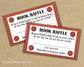 Book raffle ticket | Etsy