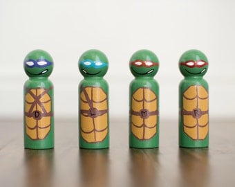 Ninja turtle peg | Etsy