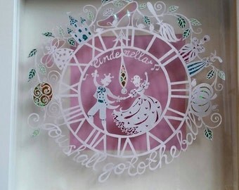 Cinderella clock | Etsy