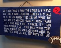 Unique kenny chesney lyrics related items | Etsy