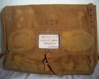Vintage mail bag | Etsy