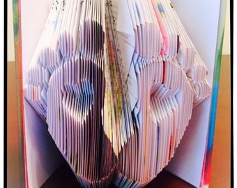 Unique folded pages related items | Etsy