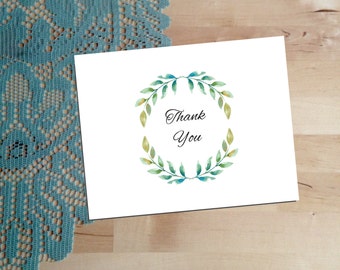 Watercolor thank you | Etsy