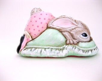 Plaster rabbits | Etsy
