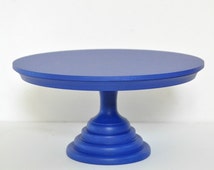 24cm navy blue cake stand