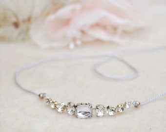 Bridal forehead band | Etsy