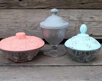 Vintage candy jar | Etsy